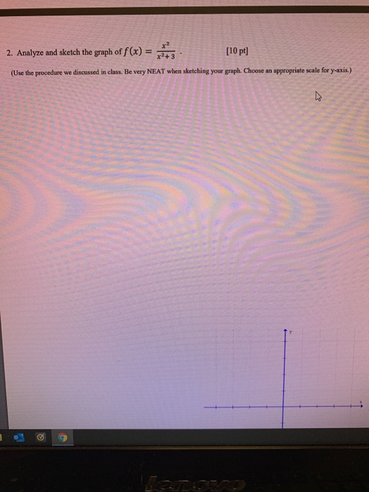 Solved 2. Analyze and sketch the graph of f(x) = [10 pt) | Chegg.com