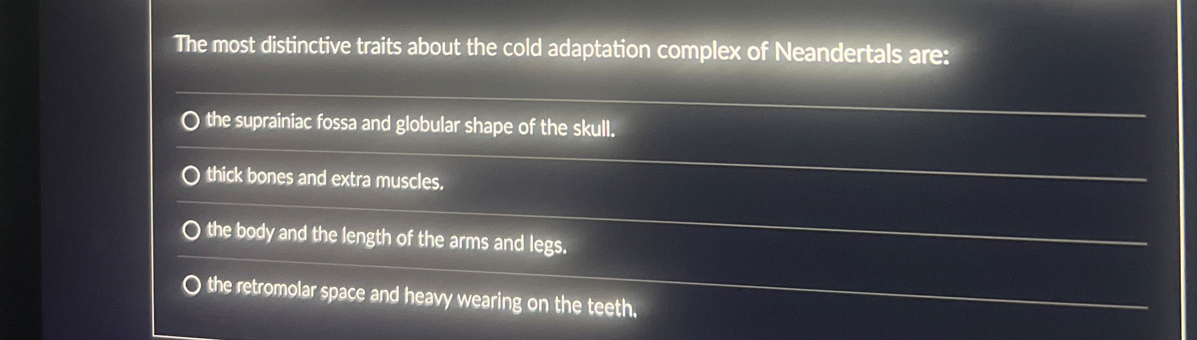 Solved The most distinctive traits about the cold adaptation | Chegg.com