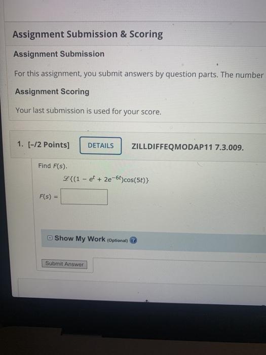 Solved Assignment Submission & Scoring Assignment Submission | Chegg.com