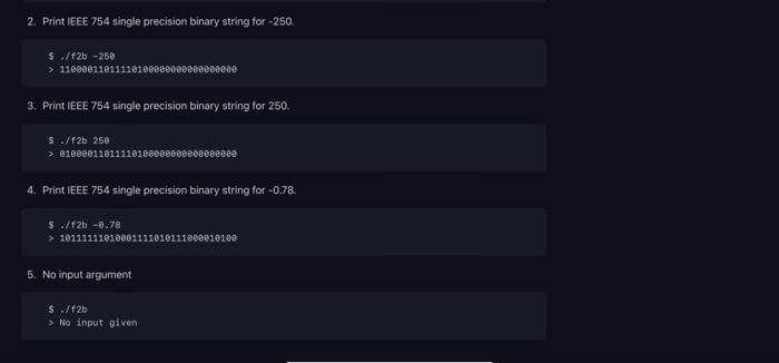 Solved Part 02 Decimal Float To Binary Float