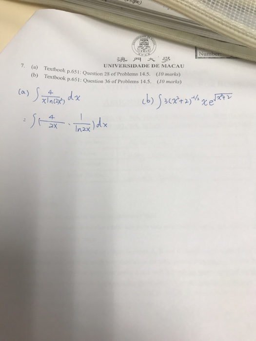Solved PL 9 * UNIVERSIDADE DE MACAU (a) Textbook p.651: | Chegg.com Solved PL 9 * UNIVERSIDADE DE MACAU (a) Textbook p.651: | Chegg.com