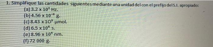 Solved simplify the following quantities by using a unit | Chegg.com