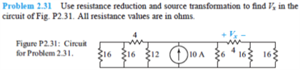 Use resistance reduction and source transformation to | Chegg.com