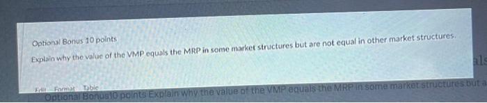 Solved Optional Bonus 10 polnts Explain why the value of the | Chegg.com