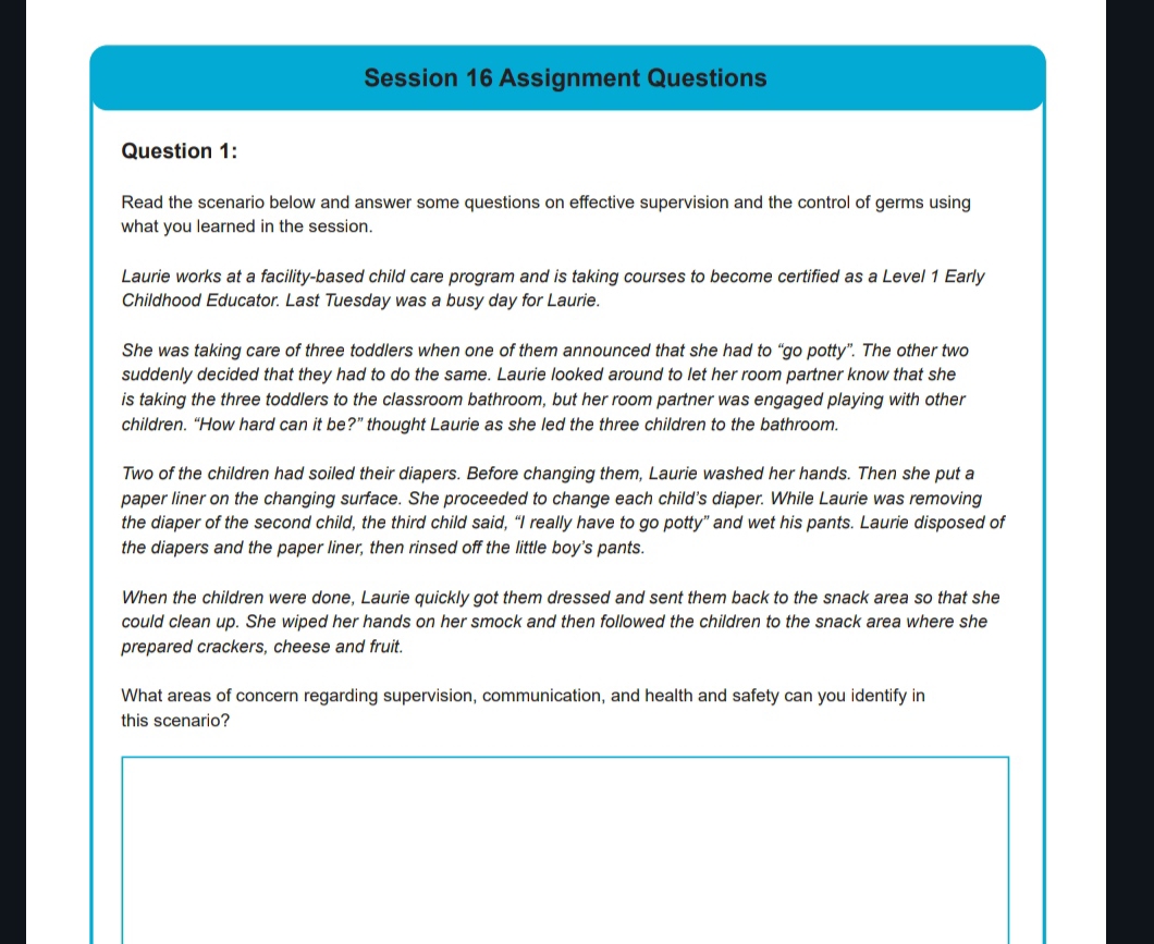 Solved Session 16 ﻿Assignment QuestionsQuestion 1:Read the | Chegg.com