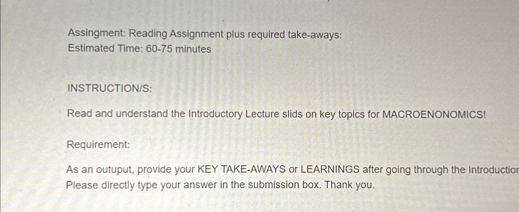 Solved Assingment: Reading Assignment plus required | Chegg.com