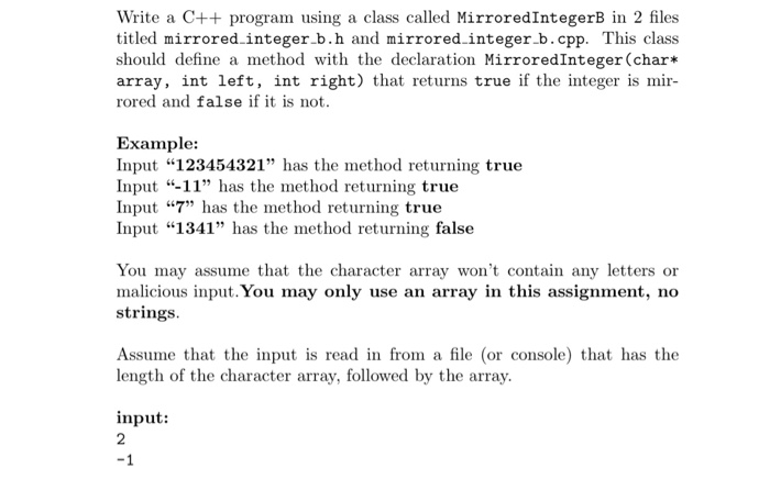 Solved The int left means the left most index in an array | Chegg.com