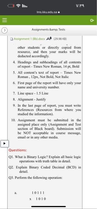 Solved 1. All students are instructed to study the | Chegg.com