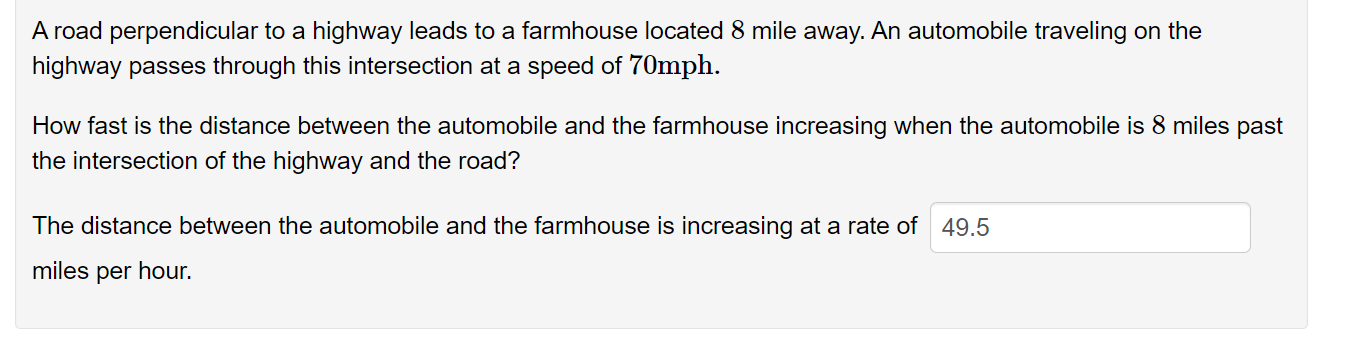 Solved A road perpendicular to a highway leads to a | Chegg.com