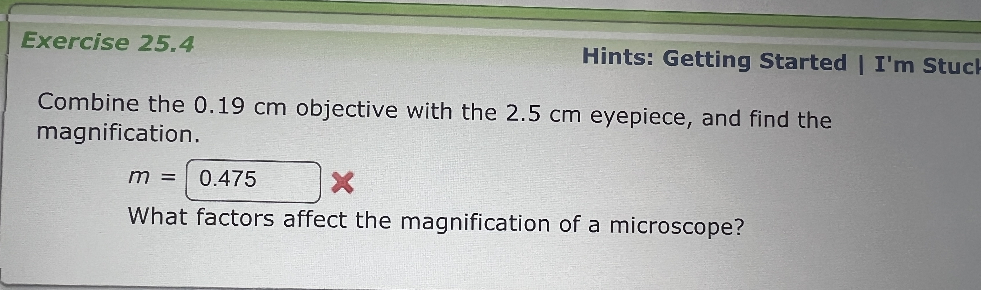Solved Exercise 25.4Hints: Getting Started | ﻿I'm | Chegg.com