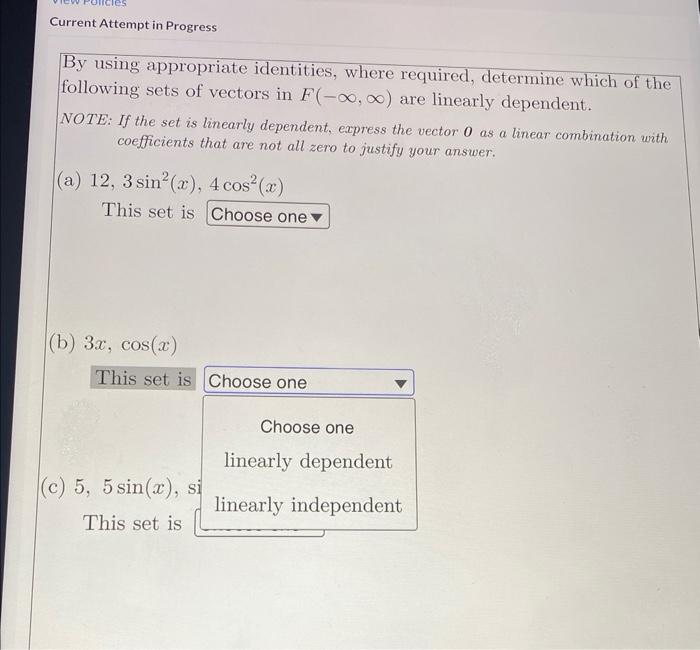 Solved By using appropriate identities, where required, | Chegg.com