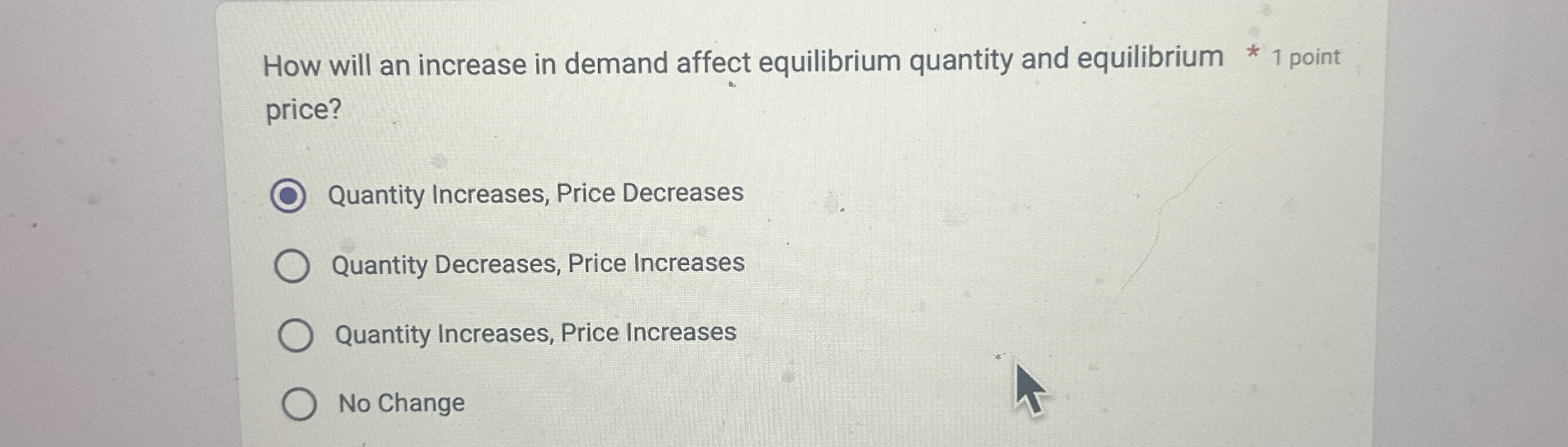 Solved How will an increase in demand affect equilibrium | Chegg.com
