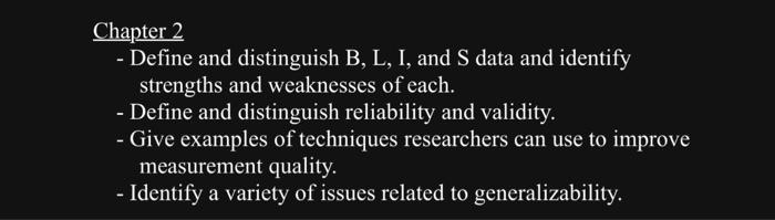 Solved Chapter 2 - Define and distinguish B, L, I, and S | Chegg.com