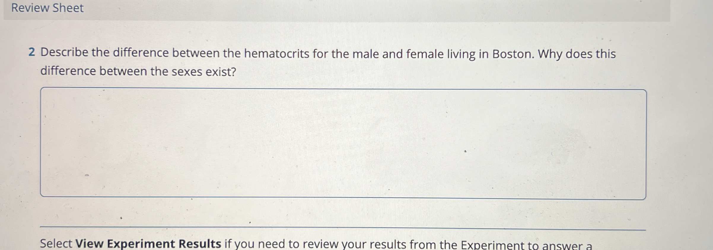 Solved Review Sheet2 ﻿Describe the difference between the | Chegg.com