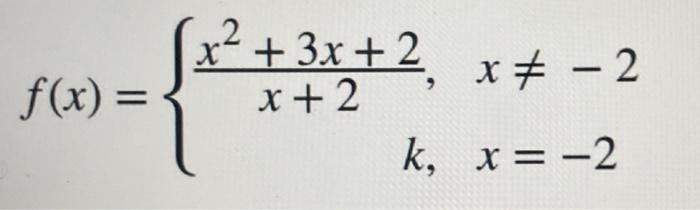 Solved in the following exercise, find the value(s) of k | Chegg.com