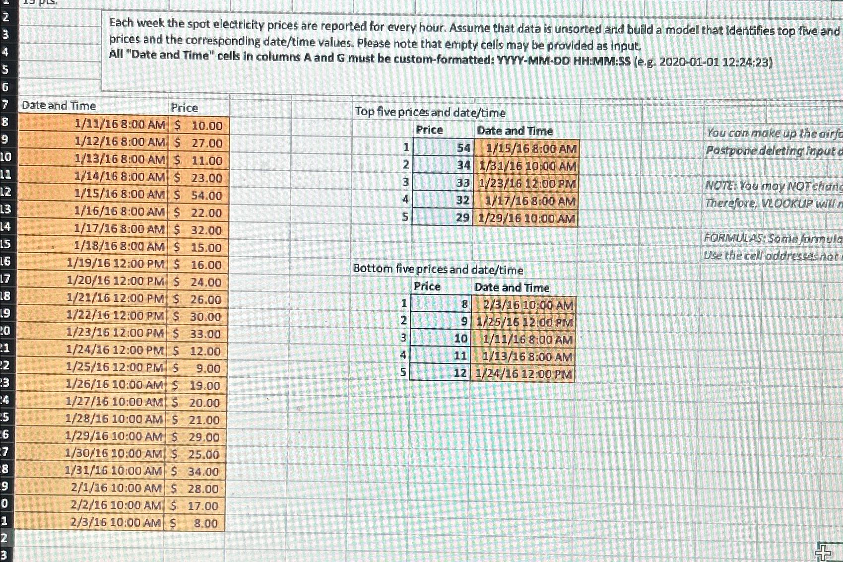 Solved Build a model that returns the price corresponding to | Chegg.com
