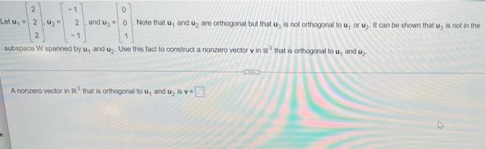 Solved 6 Let y = and u 1: Write y as the sum of a vector in | Chegg.com