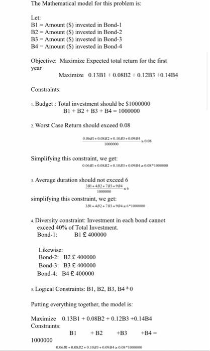 PROBLEM 2: Recall the model developed in the class | Chegg.com
