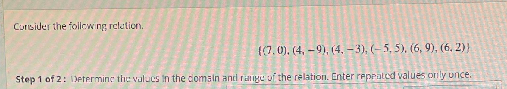 Solved Consider the following | Chegg.com