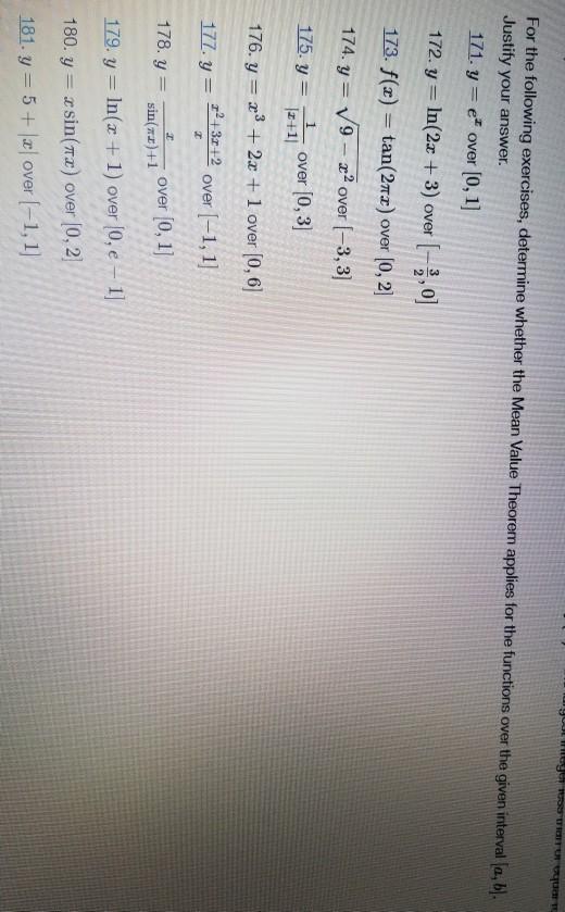 Solved U TOIT For the following exercises, determine whether | Chegg.com