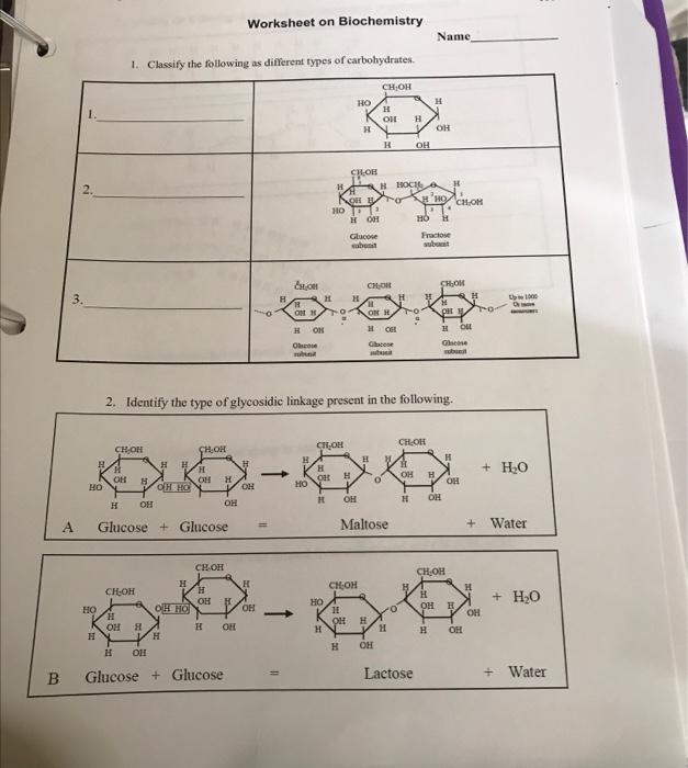 Solved 1. Classify the following as different types of | Chegg.com