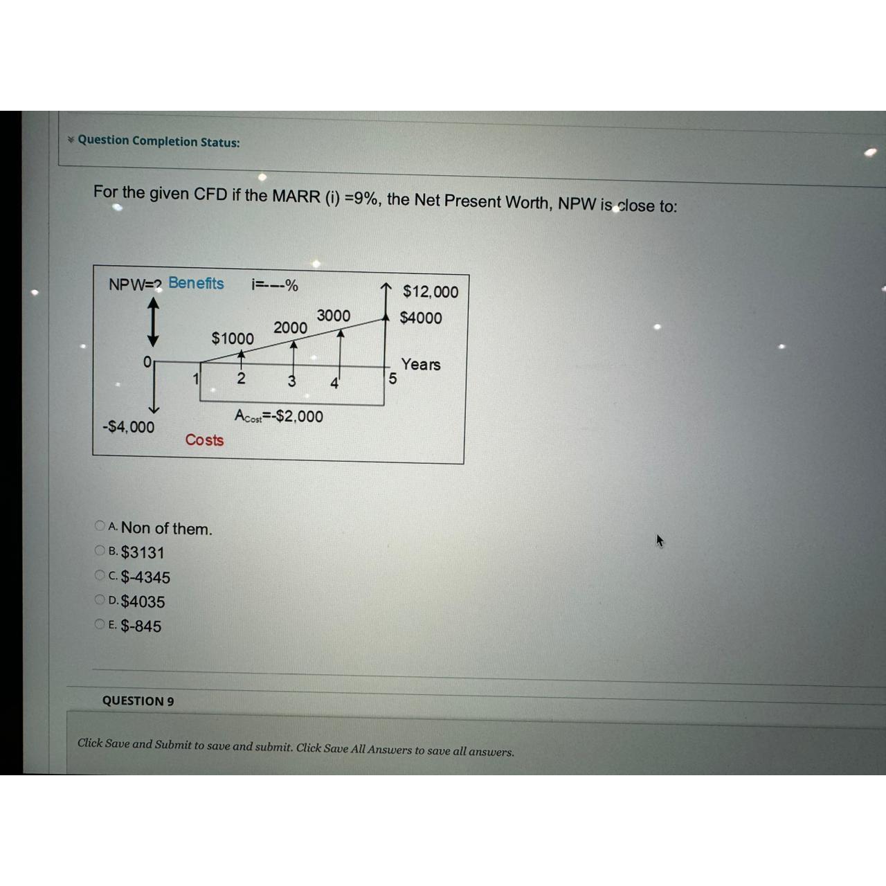 Solved Question Completion Status:For the given CFD if the | Chegg.com