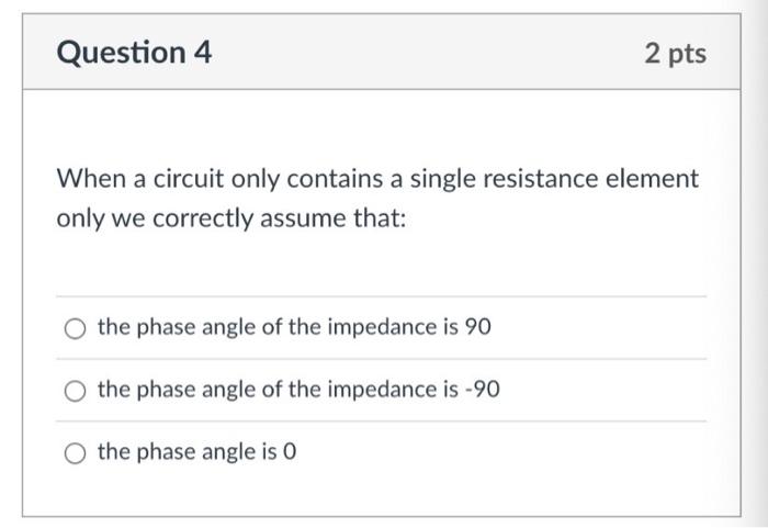 Solved When a circuit only contains a single resistance | Chegg.com