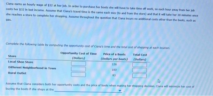 Solved Suppose that Ciana is deciding whether or not to buy | Chegg.com