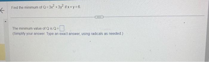 Solved Find two positive numbers, x and y, whose sum is 184 | Chegg.com