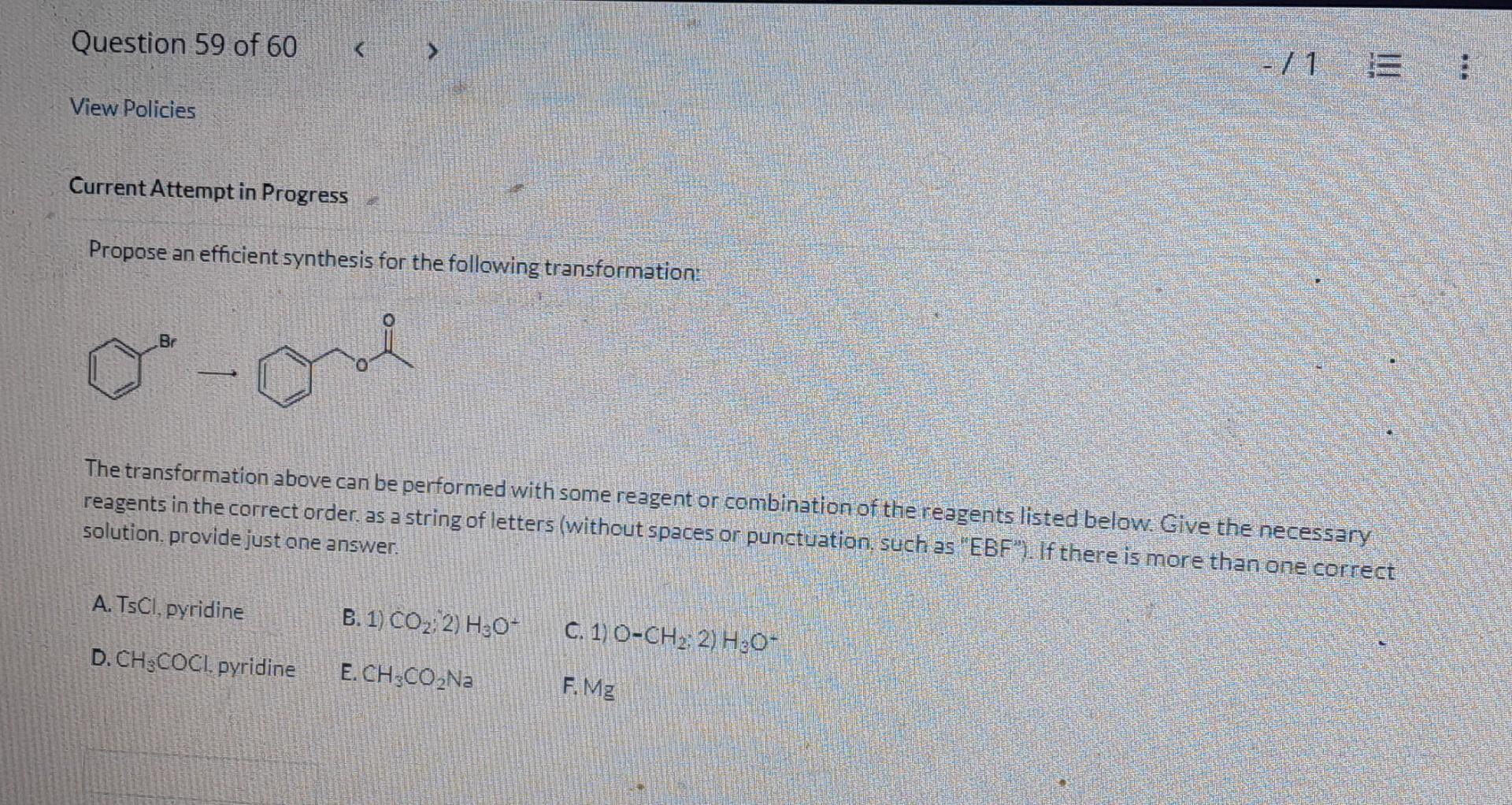 Solved Current Attempt in Progress Propose an efficient | Chegg.com