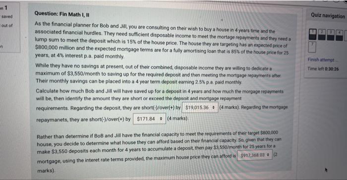 Solved Question: Fin Math I, II As the financial planner for | Chegg.com