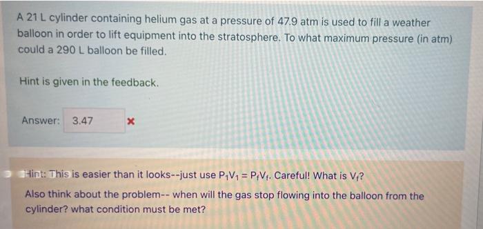 Solved At a fixed temperature and number of moles, the | Chegg.com