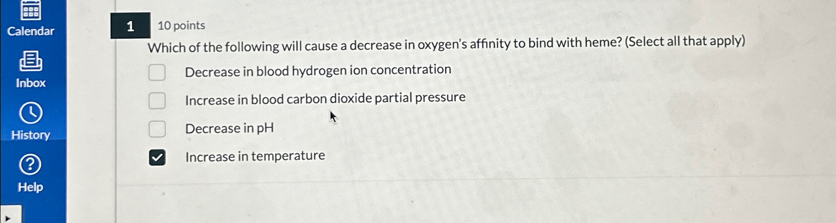 Solved Calendar110 ﻿pointsWhich of the following will cause | Chegg.com