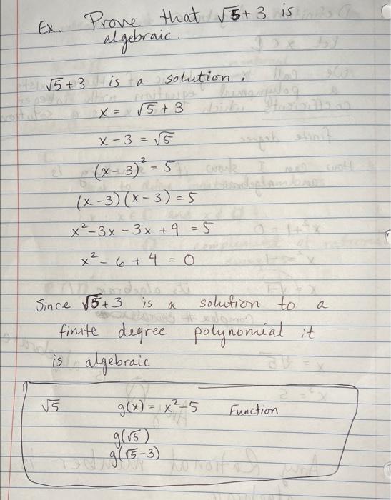 Solved 1. Find a polynomial with integer coefficients to | Chegg.com