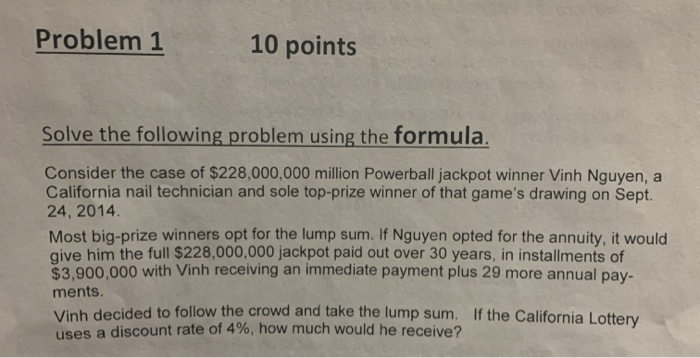 Solved Problem 1 10 points Solve the following problem using | Chegg.com