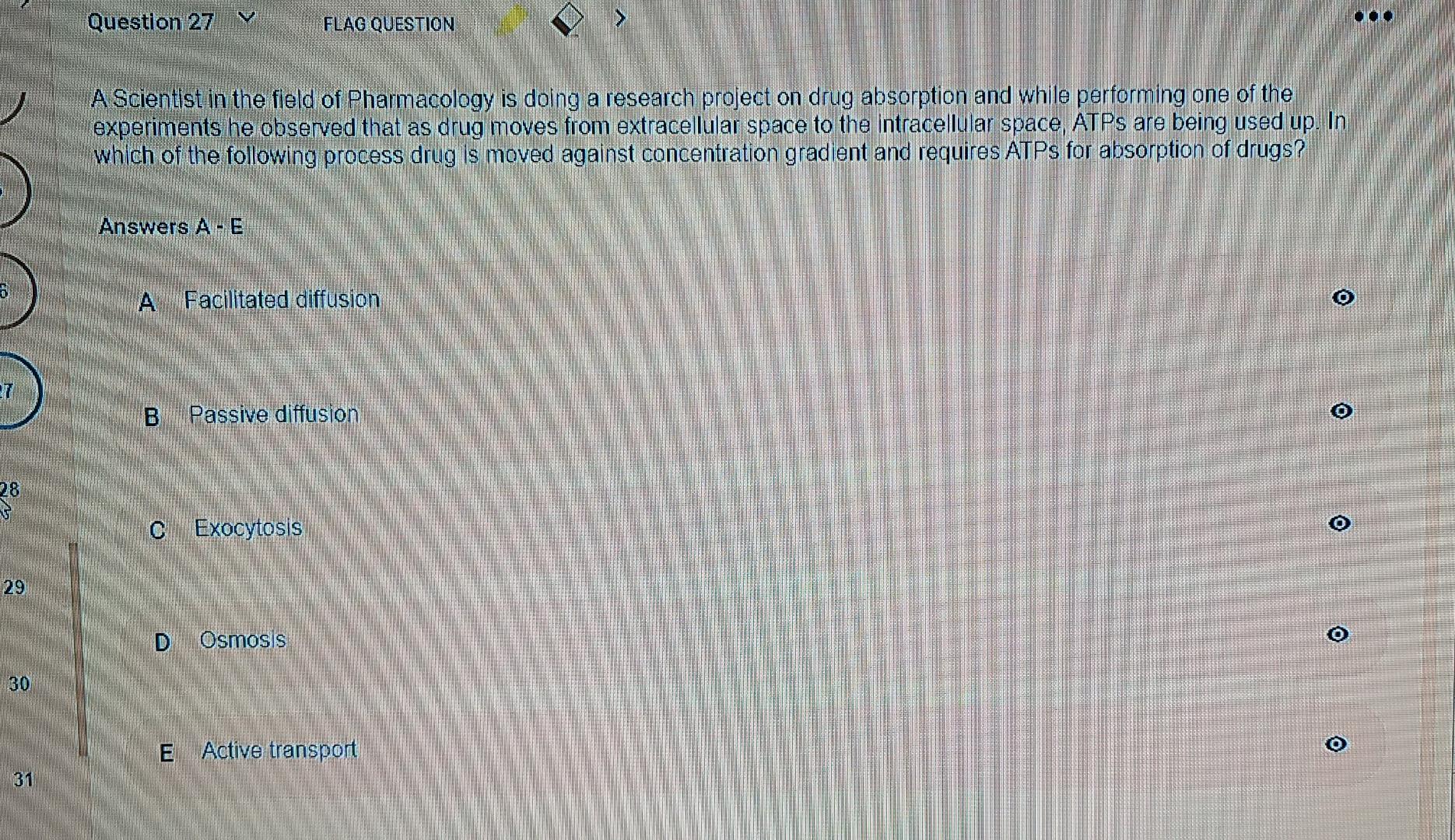 Solved 28 29 30 31 Question 27 FLAG QUESTION A Scientist in | Chegg.com
