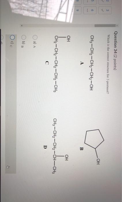 Solved Question 29 (2 points) What the chemical formula of | Chegg.com