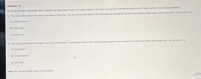 Solved (5 points) Suppose that we are to conduct the | Chegg.com