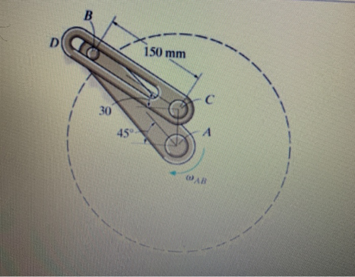Solved The two-link mechanism serves to amplify angular | Chegg.com