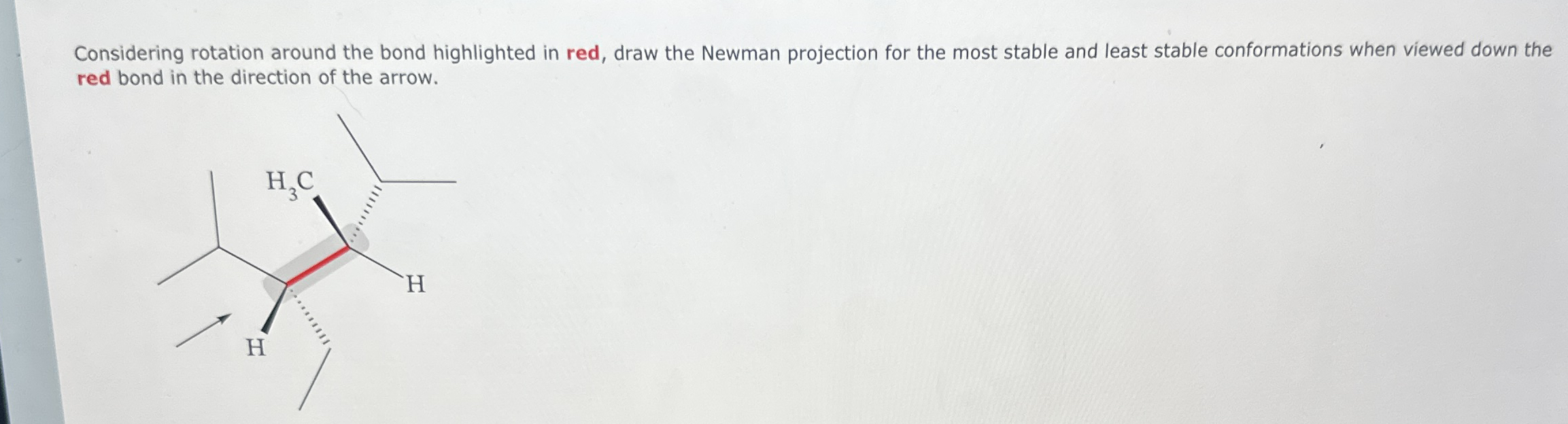 Solved Considering rotation around the bond highlighted in | Chegg.com