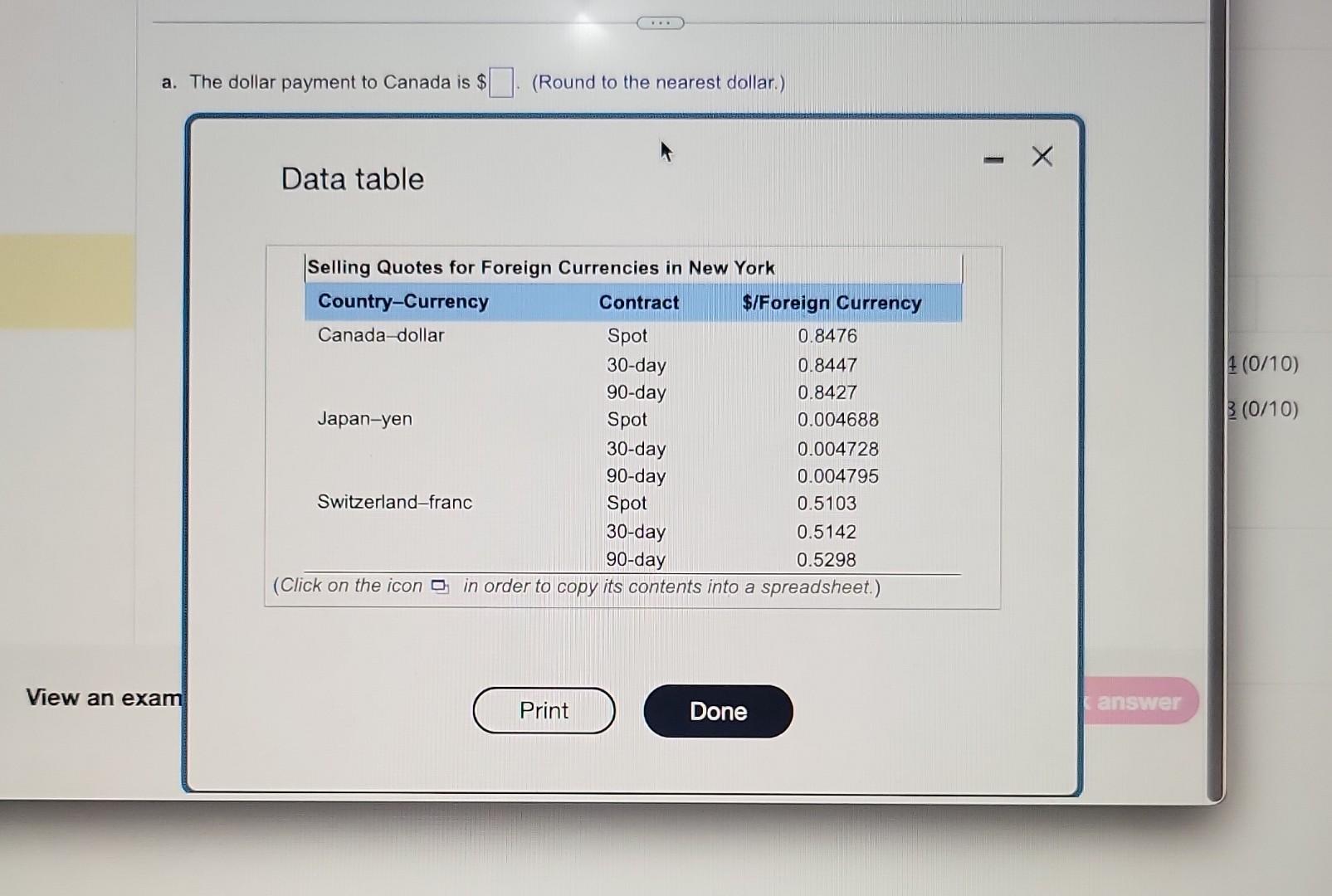 Solved (Related to Checkpoint 19.1) (Converting currencies) | Chegg.com