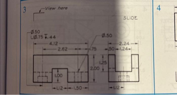 Solved 3 4 SLIDE | Chegg.com