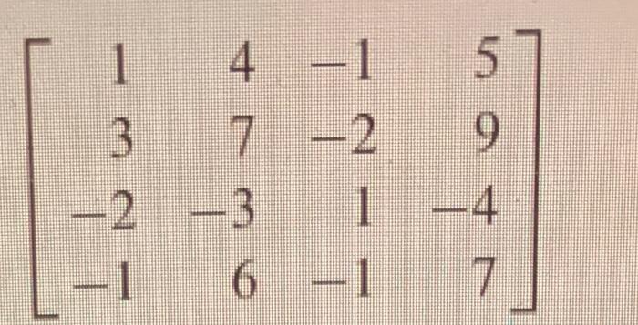 Solved Find An Lu Factorization Of The Matrices In Exercises