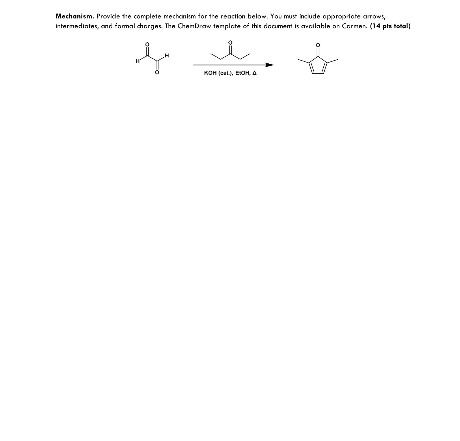 Solved Mechanism. Provide the complete mechanism for the | Chegg.com