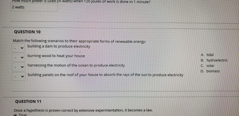Solved HOW much power is used in watts) when 120 joules of | Chegg.com