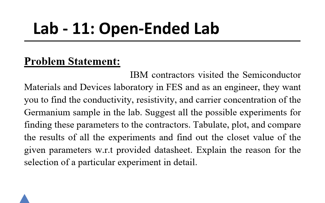 Lab - 11: Open-Ended Lab Problem Statement: IBM | Chegg.com