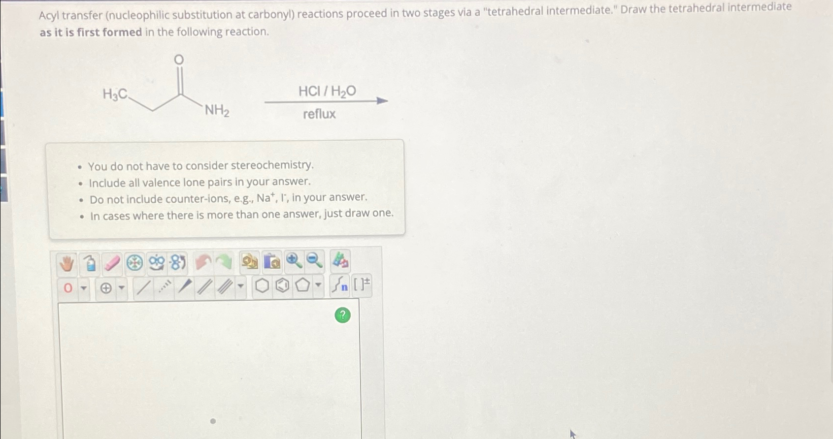 Solved Acyl transfer (nucleophilic substitution at carbonyl) | Chegg.com