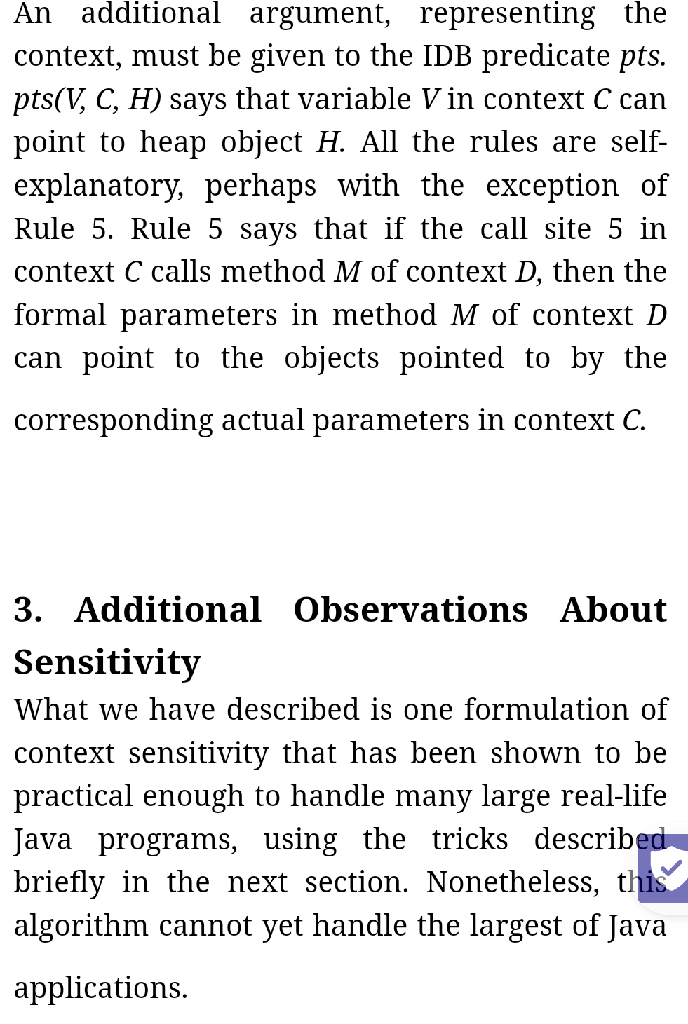 Solved 1. Contexts and Call Strings The context-sensitive | Chegg.com