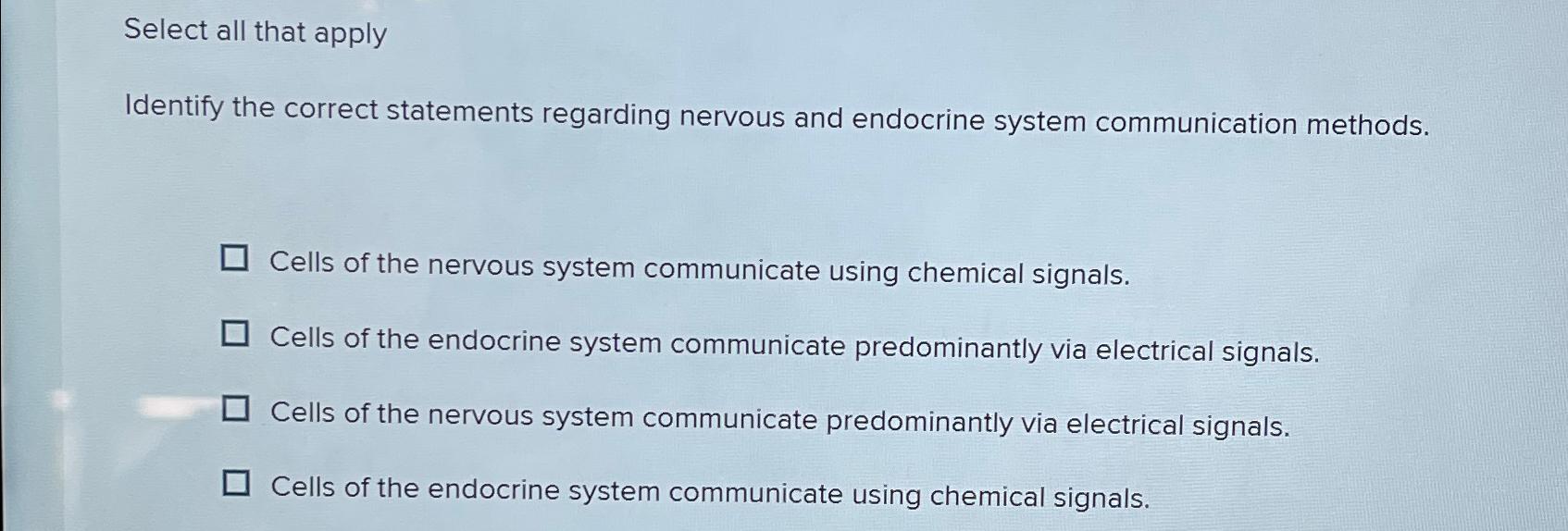 Solved Select all that applyIdentify the correct statements | Chegg.com