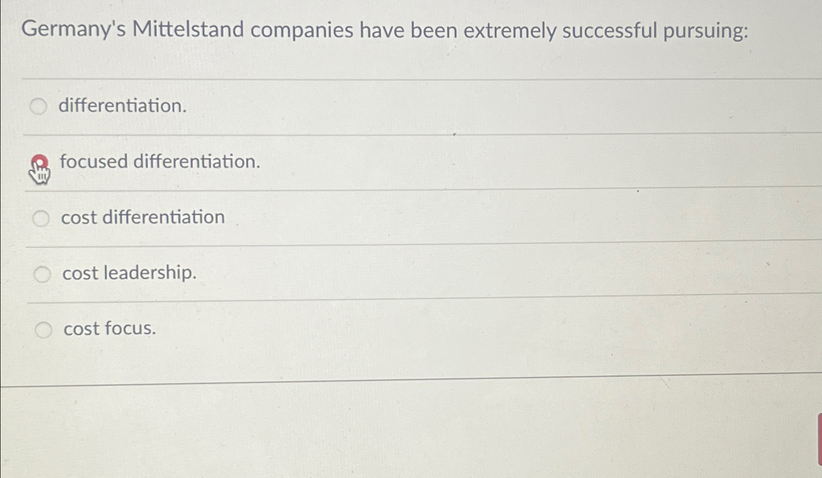Solved Germany's Mittelstand companies have been extremely | Chegg.com